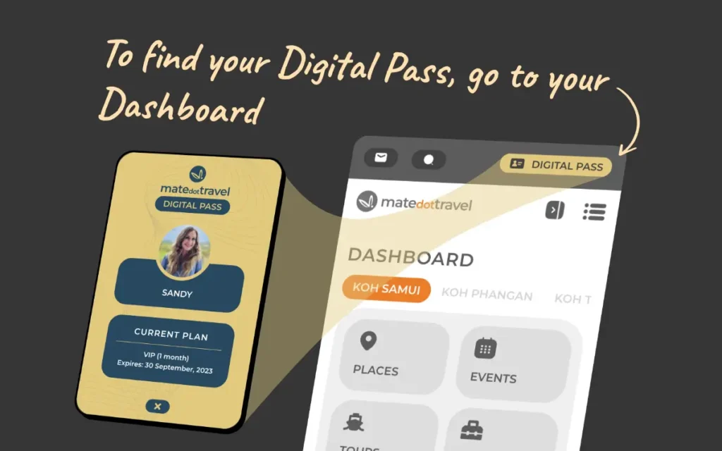 Dashboard - mate.travel